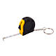 EXACTO key ring with tape measure 1 m, yellow | LOGOnaTO